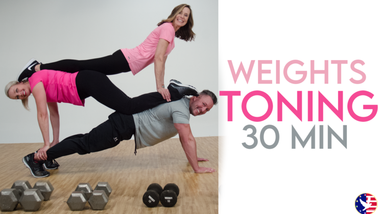 Weights and Toning 30 Minute Workout | Freedom.Fit