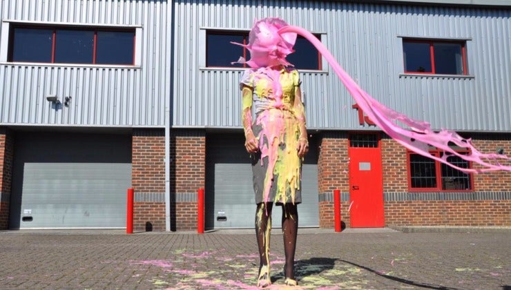 Jess Attacked With Gunge