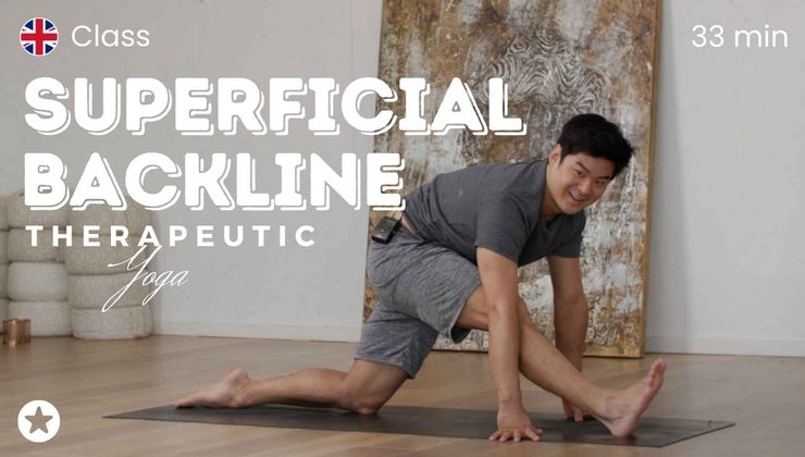 "Therapeutic Yoga: Superficial Backline" with Hie Kim