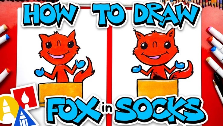how to draw big fox