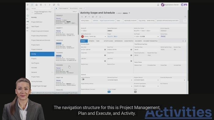 IFS Cloud Video Homepage