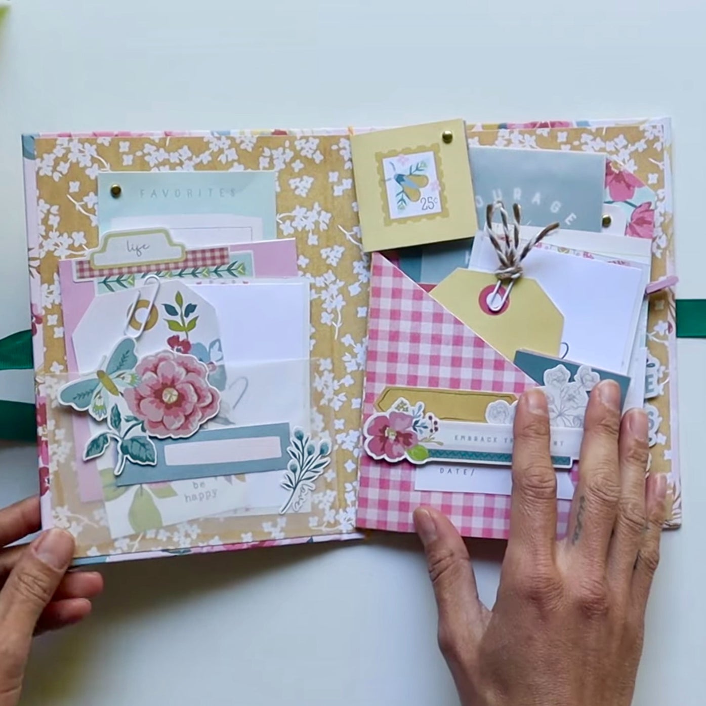 Mini Album Scrapbook Tutorial Classes Start to Finish