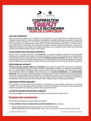 Confirmation Toolkit Catalog