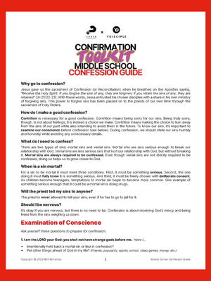 Confirmation Toolkit Catalog