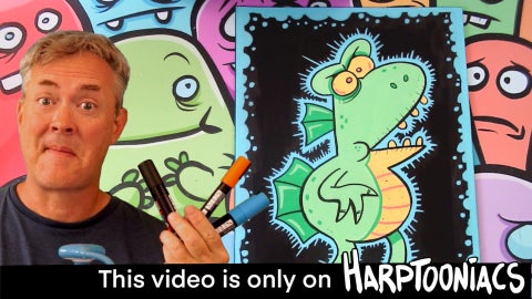 Fun Online Drawing Lessons for Kids | Harptooniacs