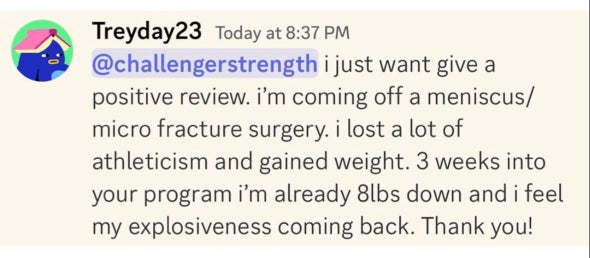 OnlyStrength Homepage