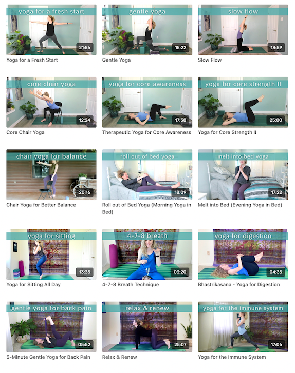 Lifelong Yoga - On-Demand Gentle Yoga Classes