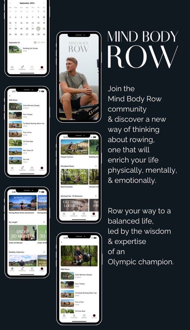 Mind Body Row with double Olympic Gold medalist Alex Gregory.