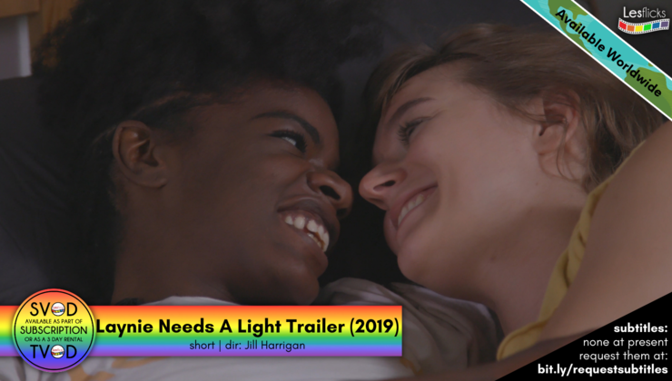 Laynie Needs A Light Trailer on Lesflicks VOD Platform