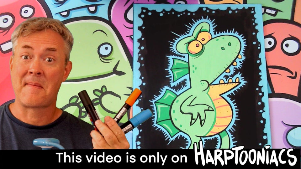 Fun Online Drawing Lessons for Kids | Harptooniacs