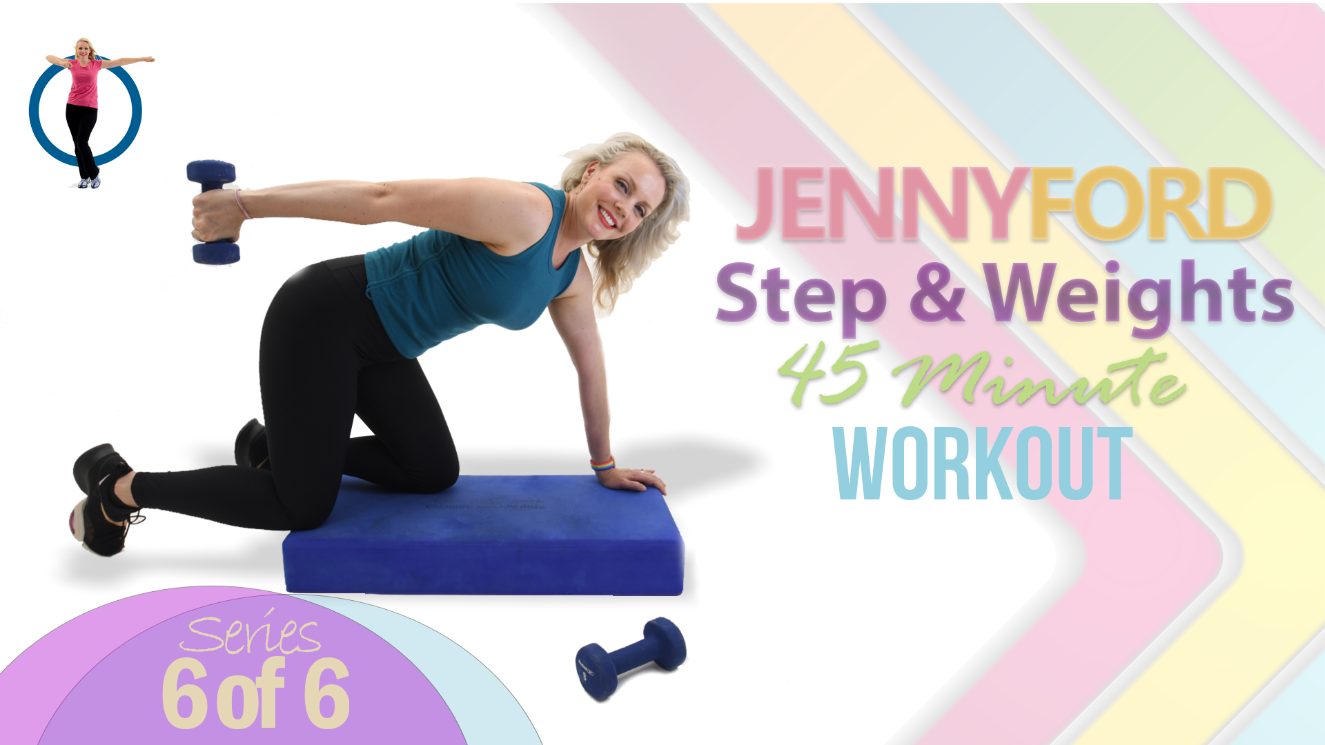 Step and Weights Workout Series 6 of 6 | Total Body Fitness | 3 Step Combos Sweaty Fitness ...
