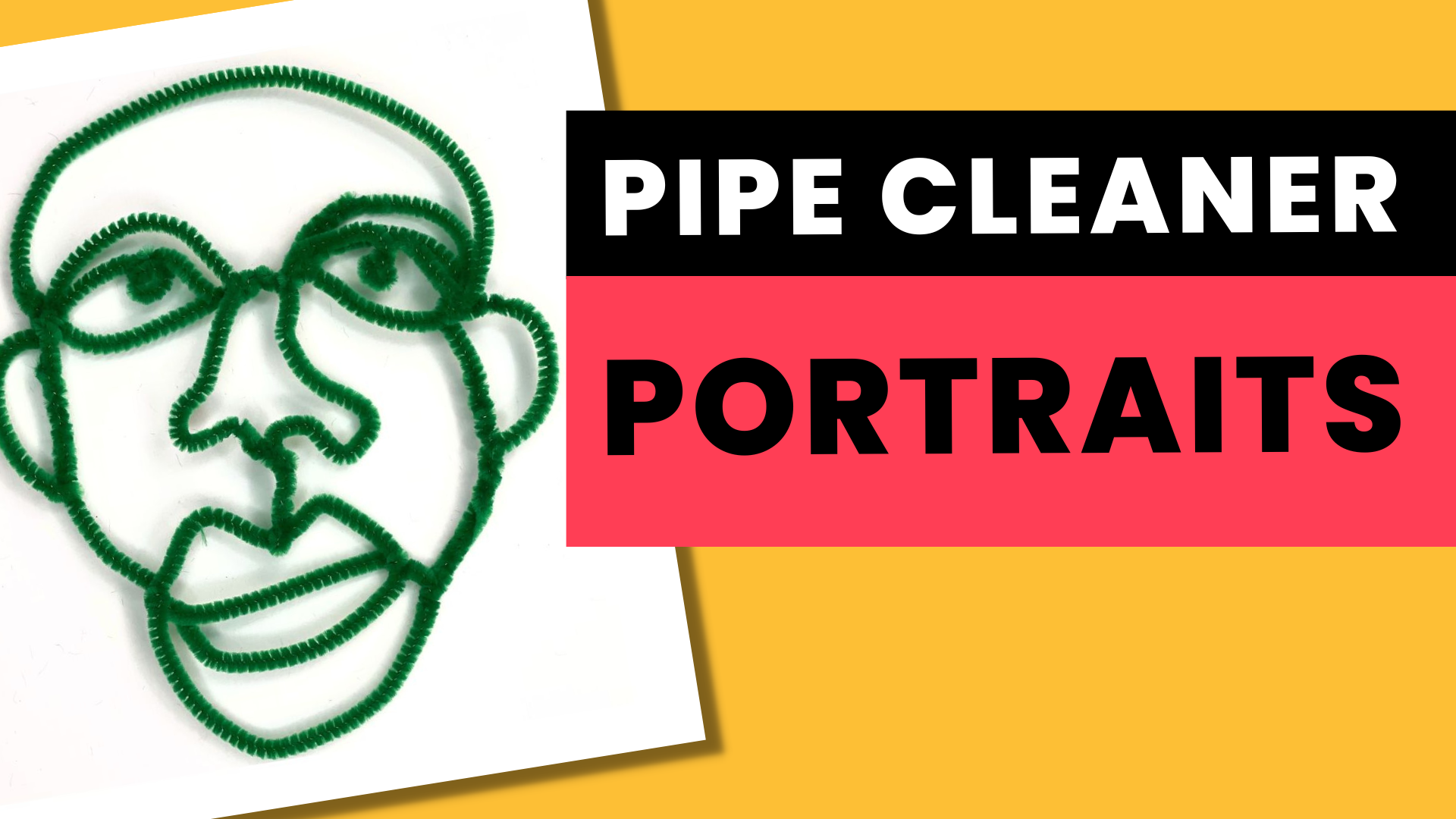 Pipe Cleaner Portraits | Studio Sprout