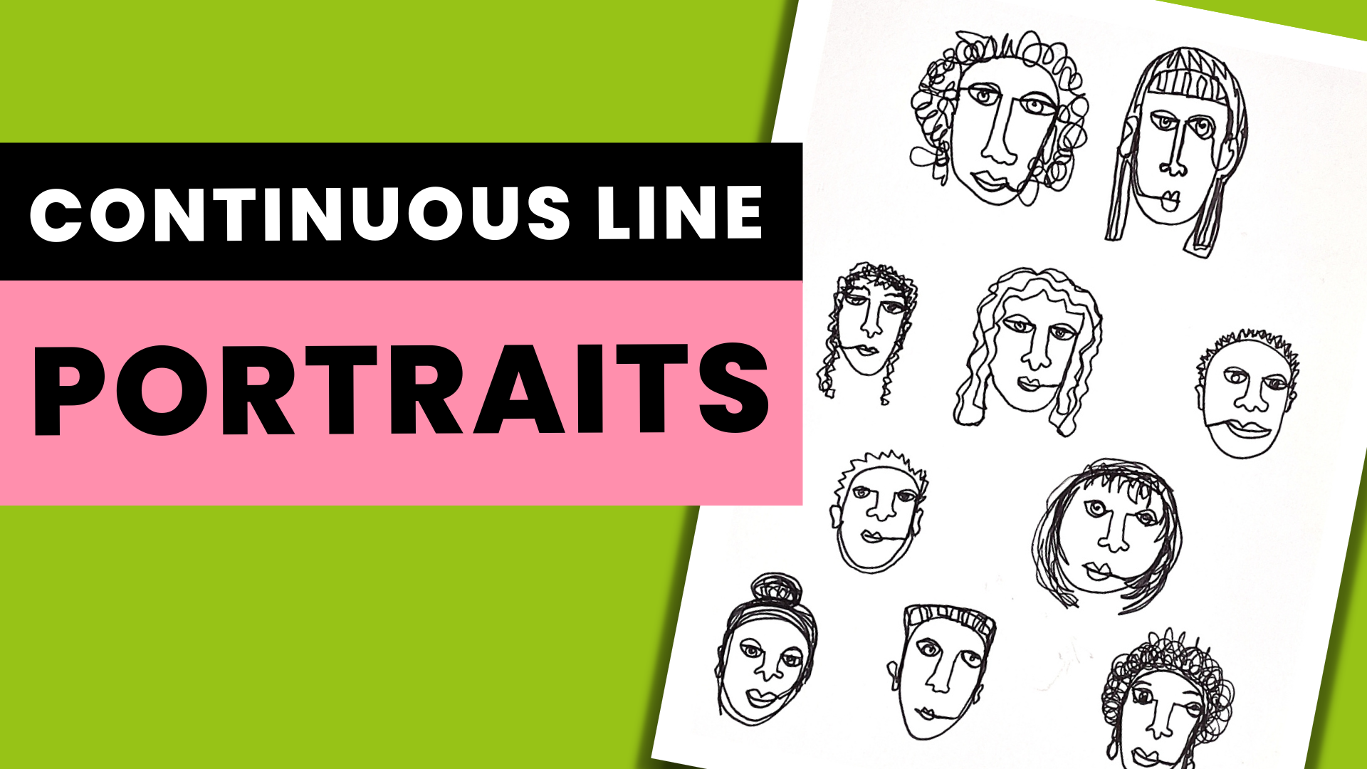 Continuous Line Portraits | Studio Sprout