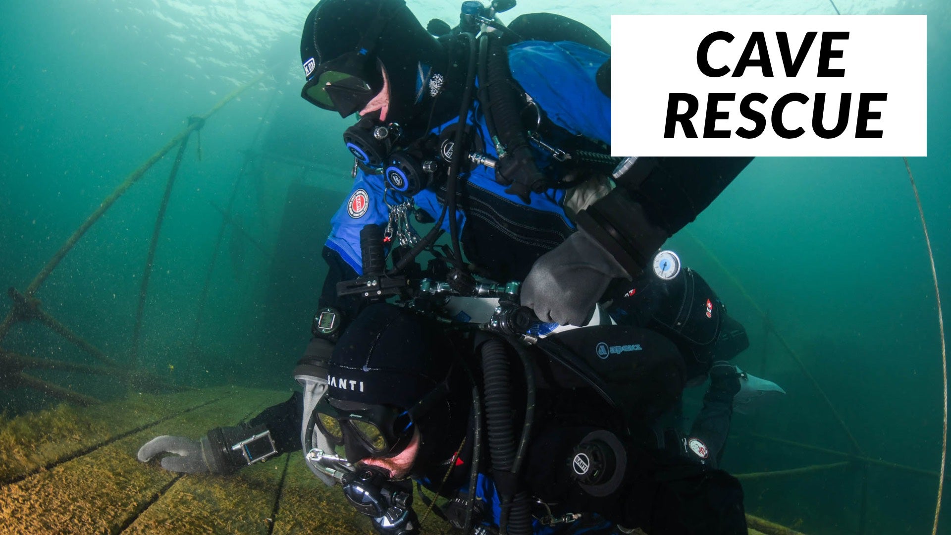Underwater Rescue on Cave Divers