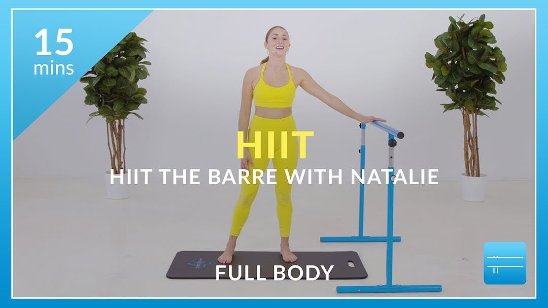 HIIT: HIIT the barre with Natalie