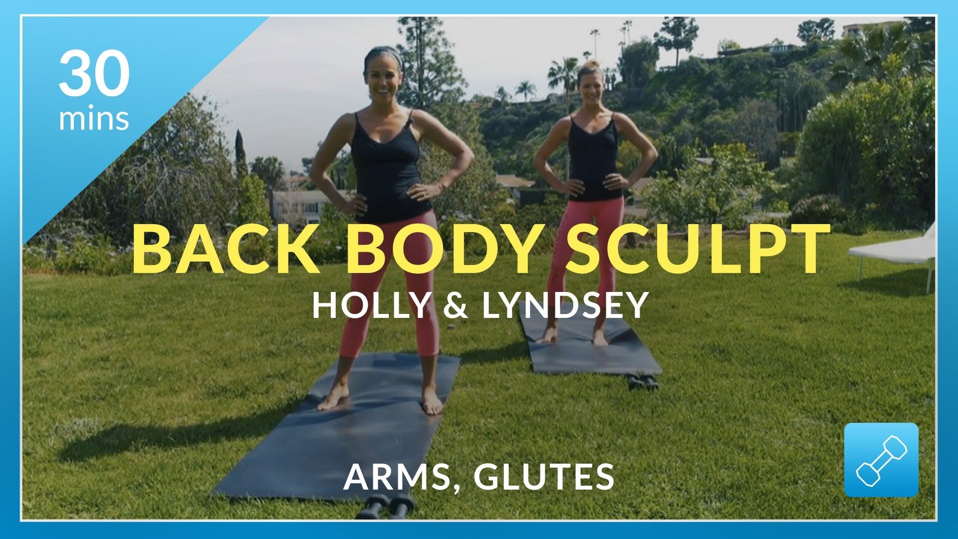 Back Body Sculpt: Bis, Tris, and Glutes with Holly