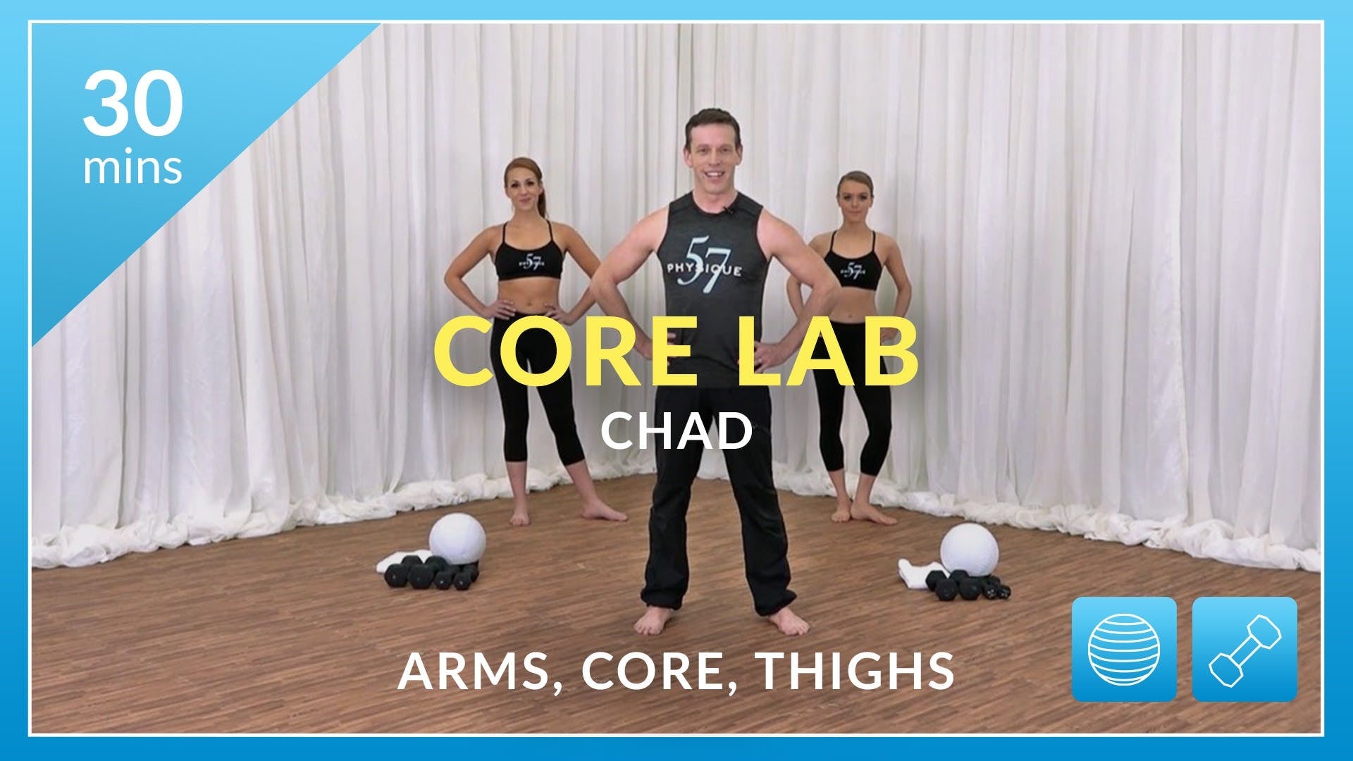 Core Lab: Arms, abs and Thighs with Chad