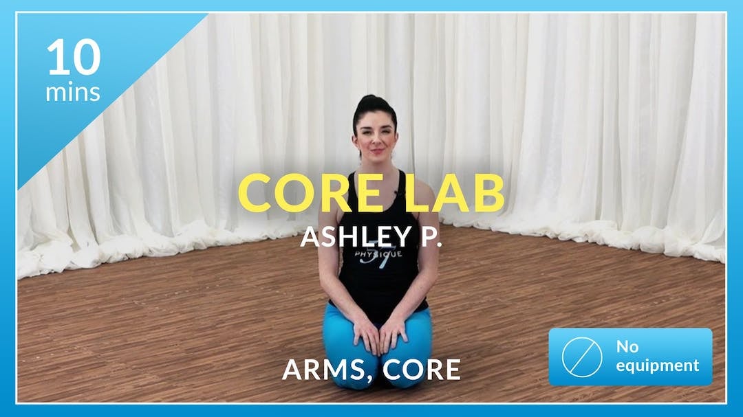 Core Lab: Arms and Abs with Ashley P..