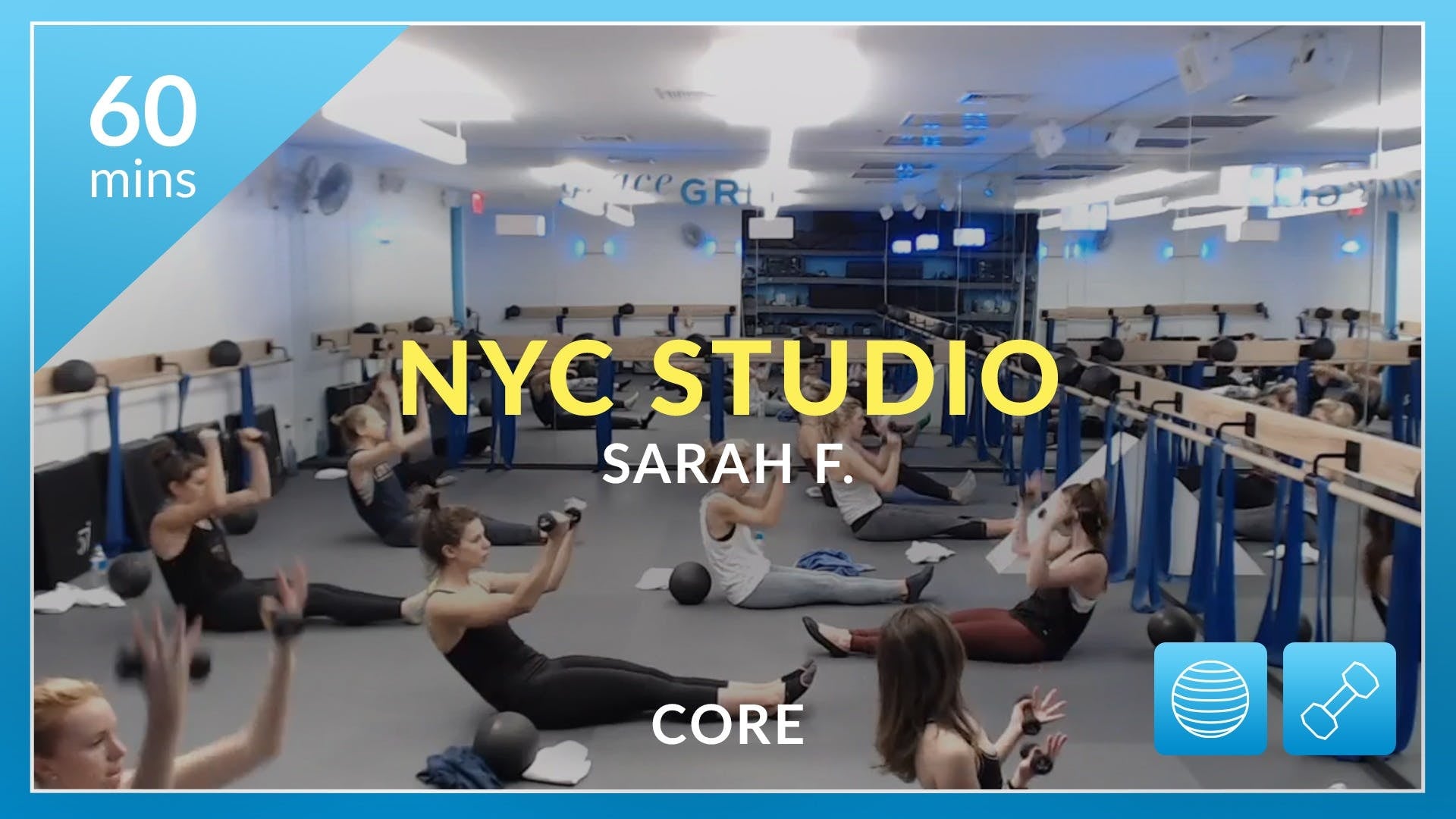 NYC Studio: Core with Sarah F. October 16th