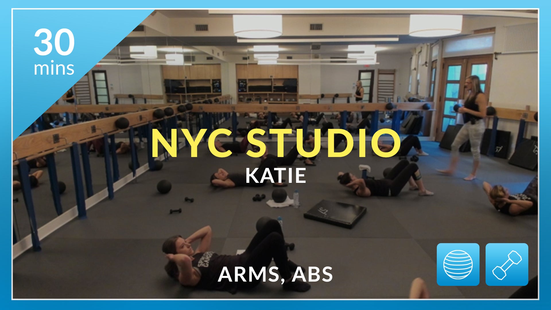 NYC Studio: Arms and Abs with Katie August 20th