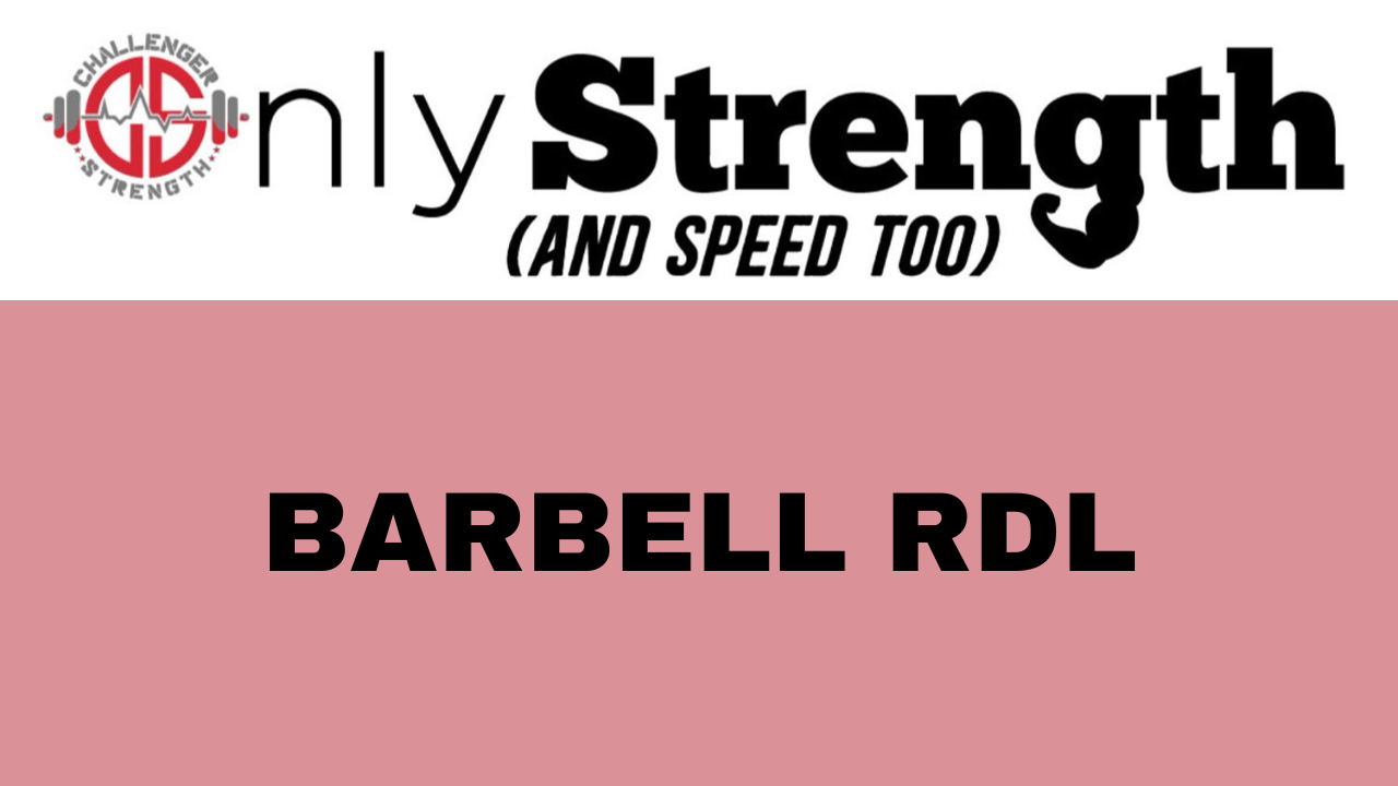 BARBELL RDL