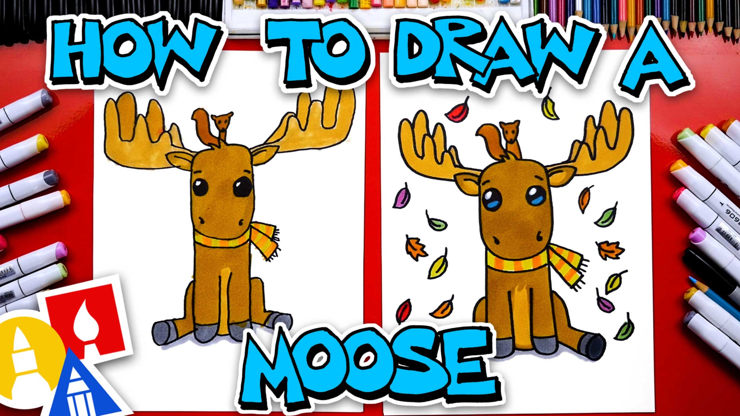 How To Draw A Moose