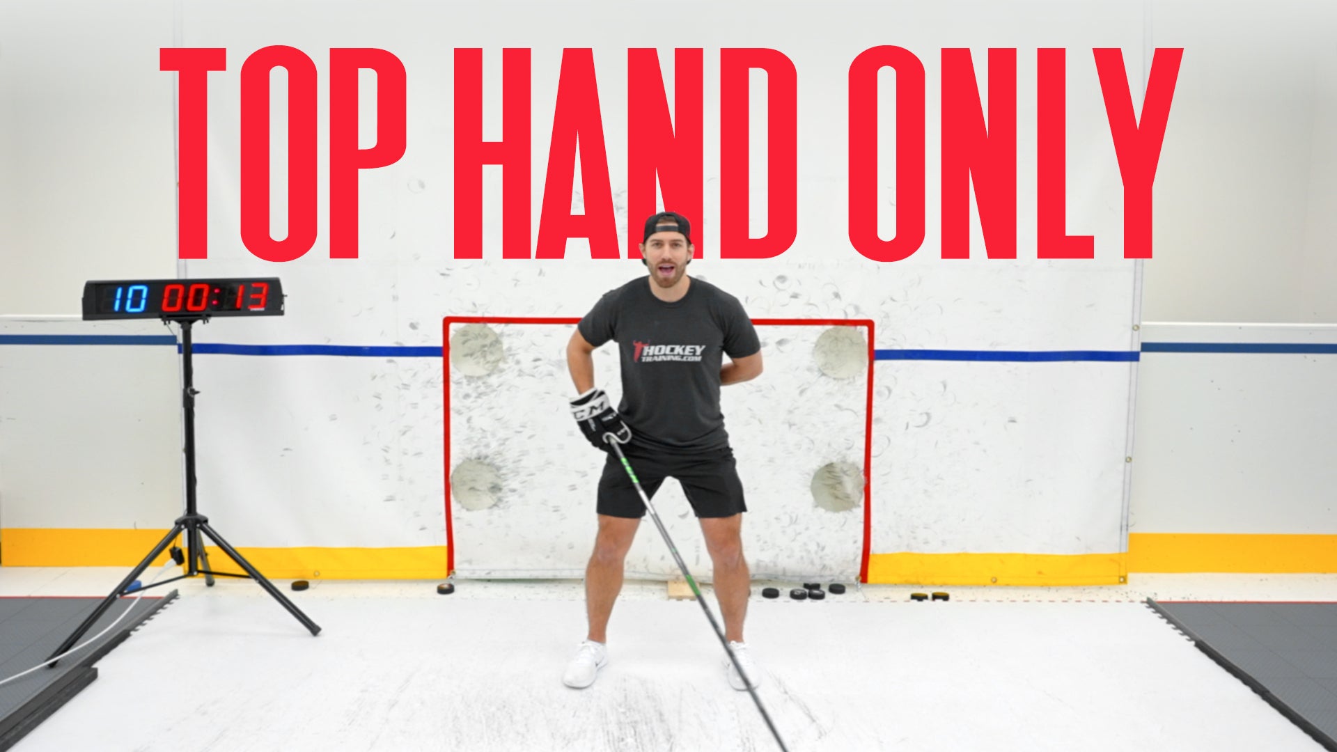 Connor Bedard (Top-Hand-Only) Stickhandling Session | Hockey Training