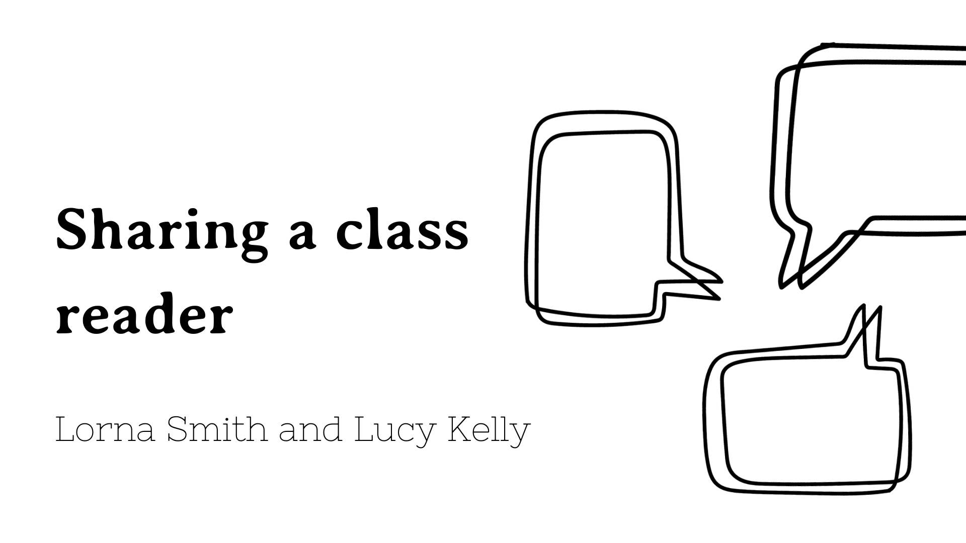 Sharing a class reader