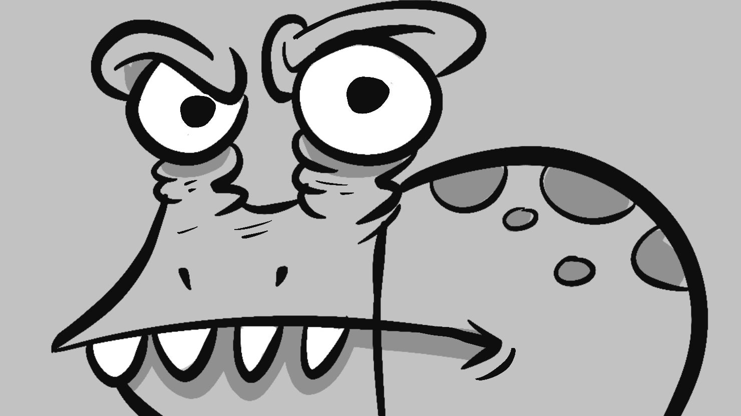 Draw Korg, The Space Alien | Harptooniacs