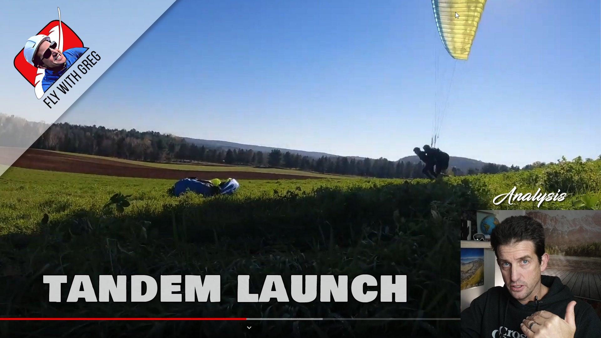 Tandem LAUNCH RUN (video analysis) | Fly With Greg