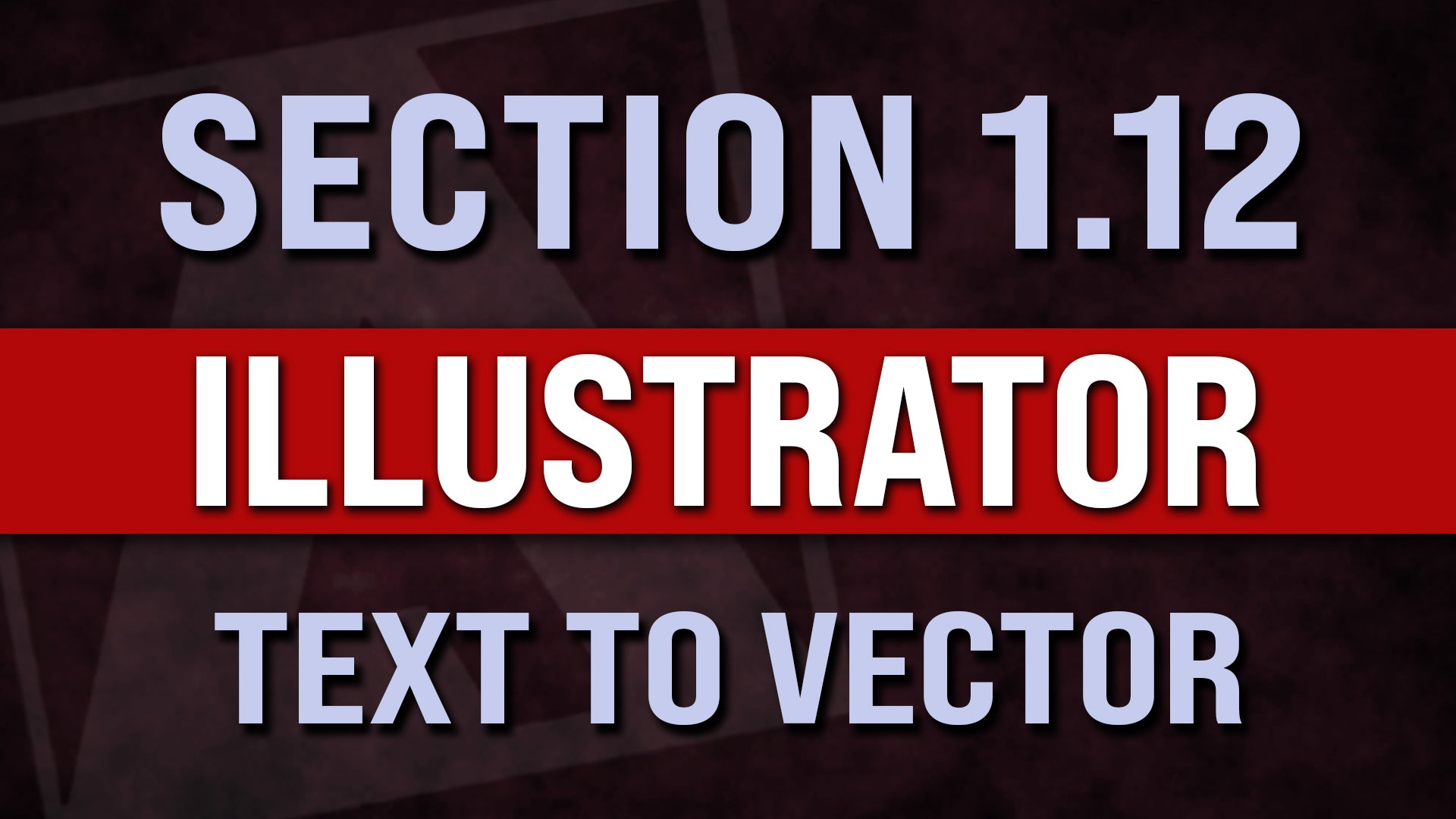 1.12 Text To Vector Graphics