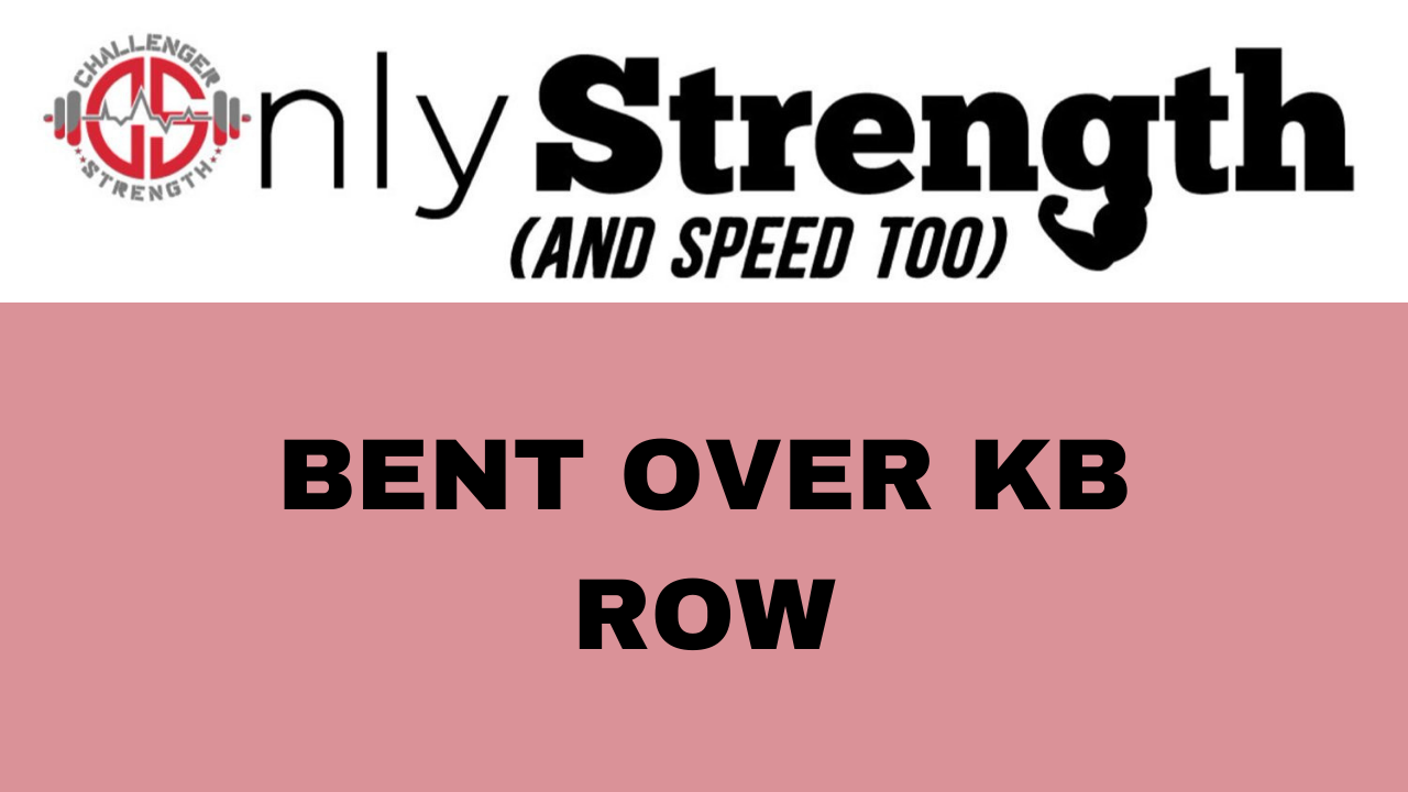 BENT OVER KB ROW