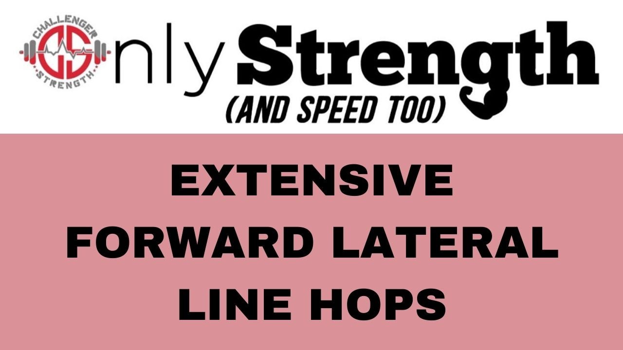 EXTENSIVE FORWARD LATERAL LINE HOPS