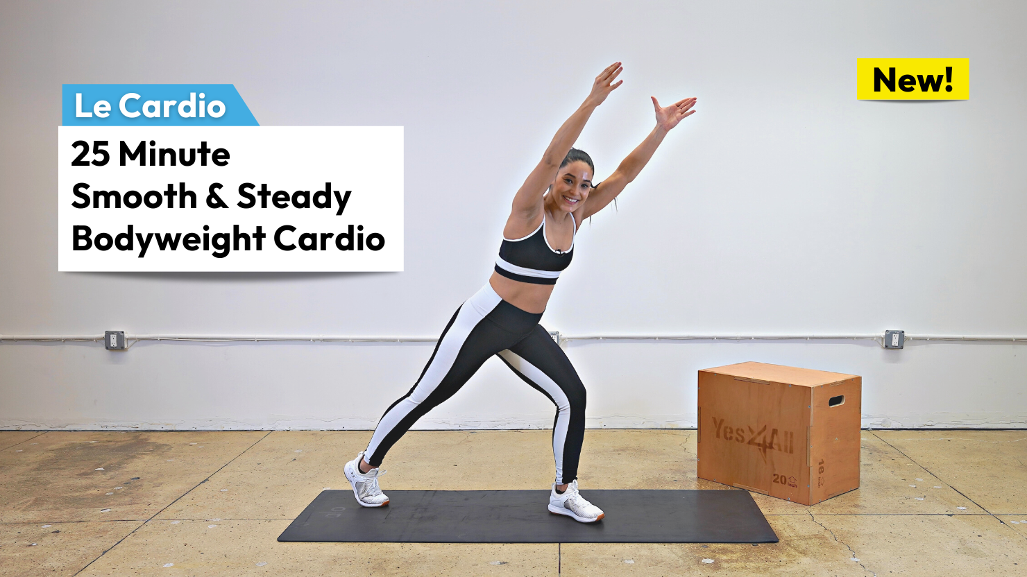 25 Minute Smooth & Steady Bodyweight Cardio