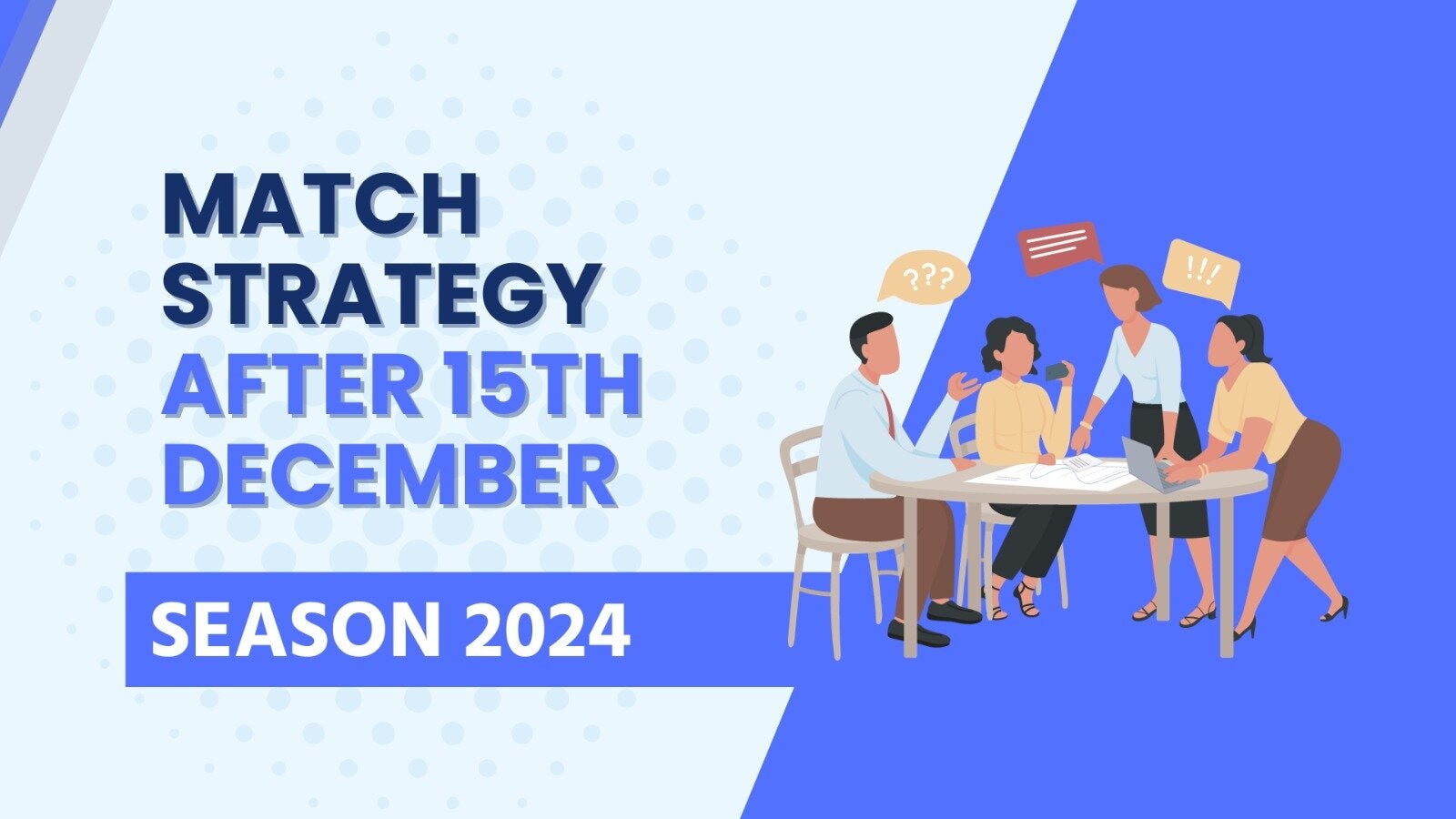 Match Strategy After Mid December | USMLESarthi