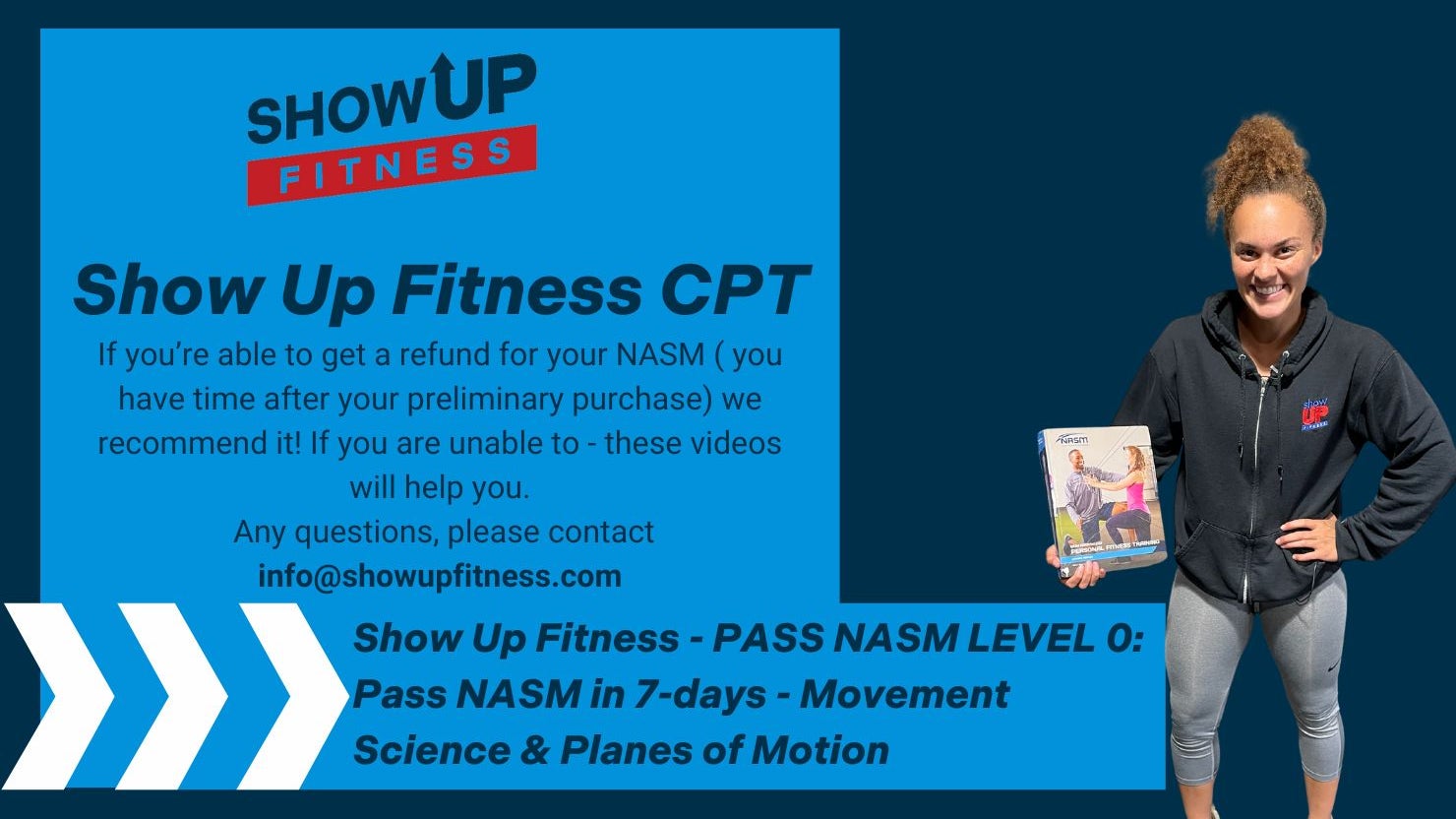 Show Up Fitness - PASS NASM LEVEL 0: Pass NASM in 7-days - Movement ...