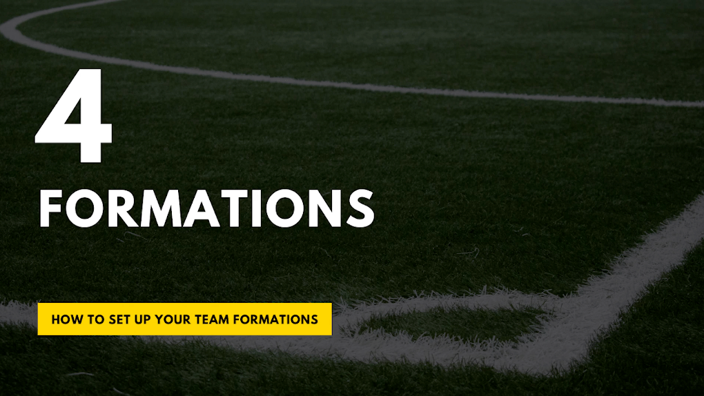 Tutorial 4: Formations