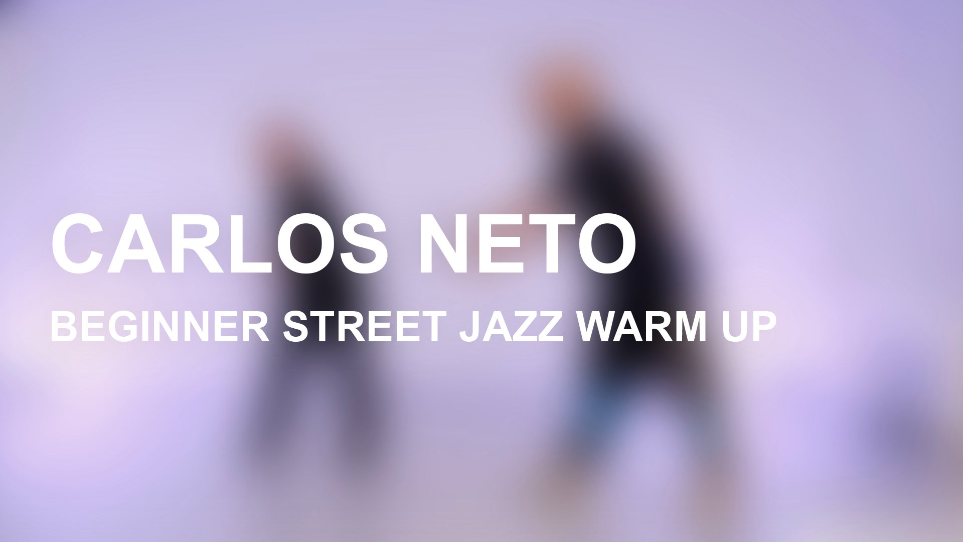 Beginner Street Jazz Warm Up with Carlos Neto