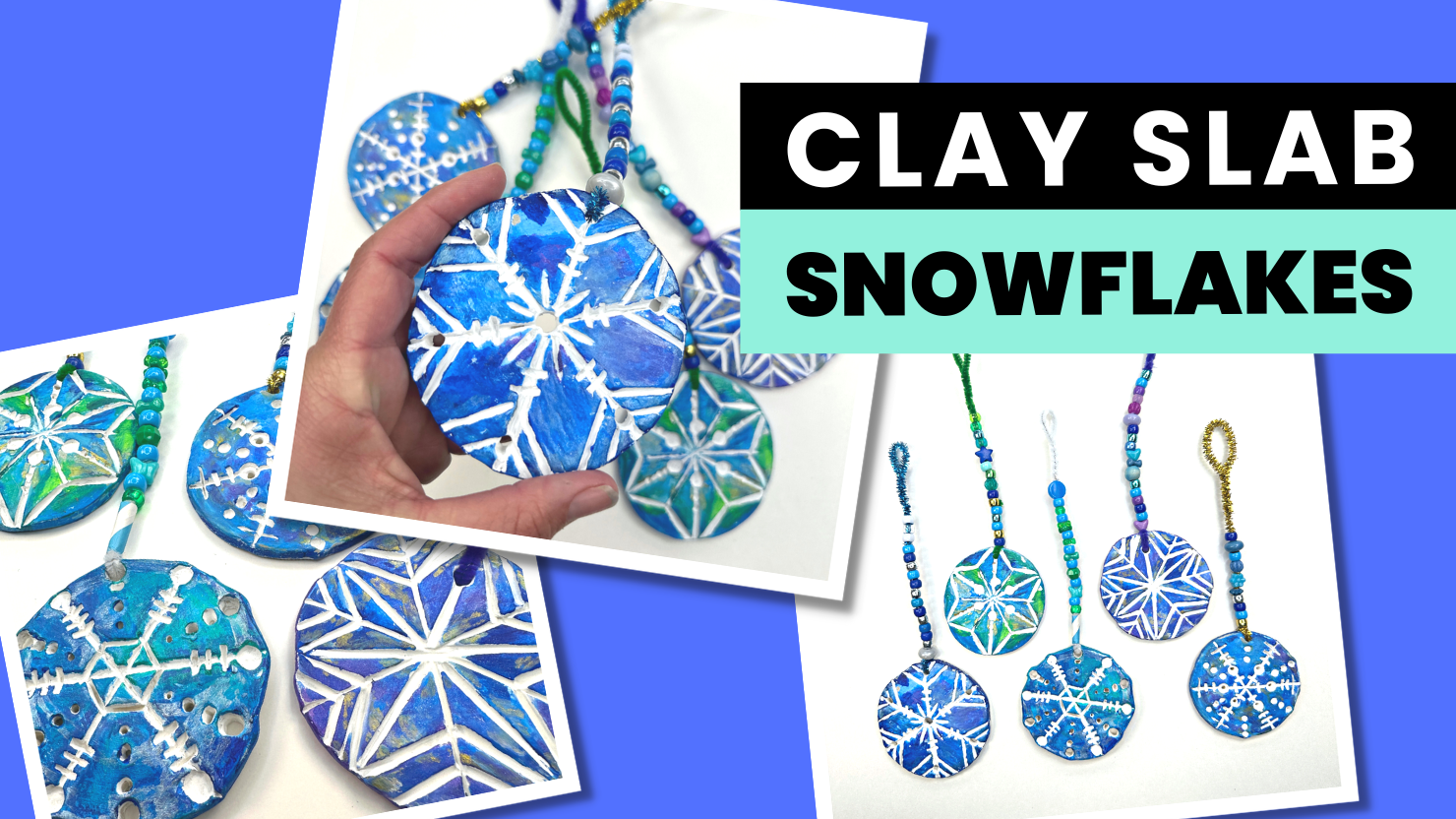 Clay Slab Snowflake | Studio Sprout