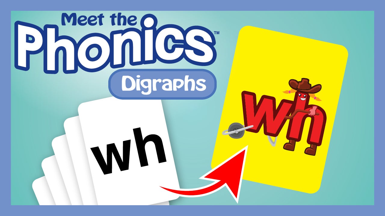 Kids Club | Meet the Phonics Digraphs | Flashcards