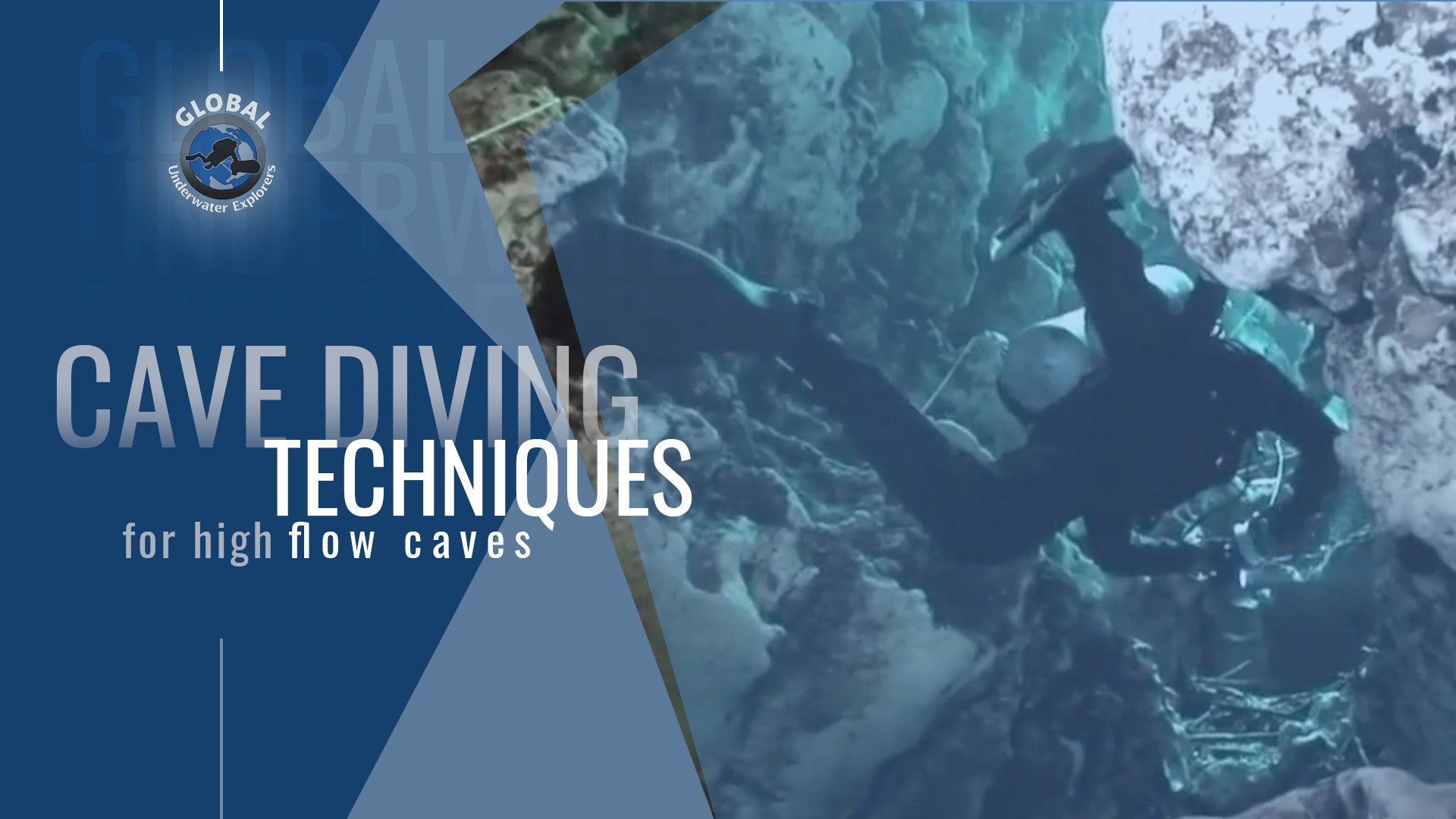 Cave Diving Techniques for High Flow Caves