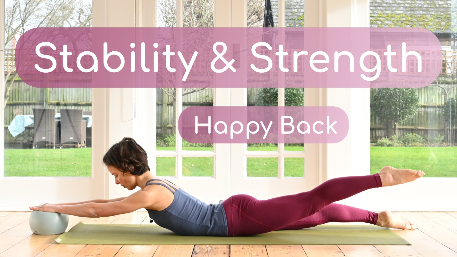 Happy Back Care: Pilates With Overball Stability & Strength - Class 2 ...