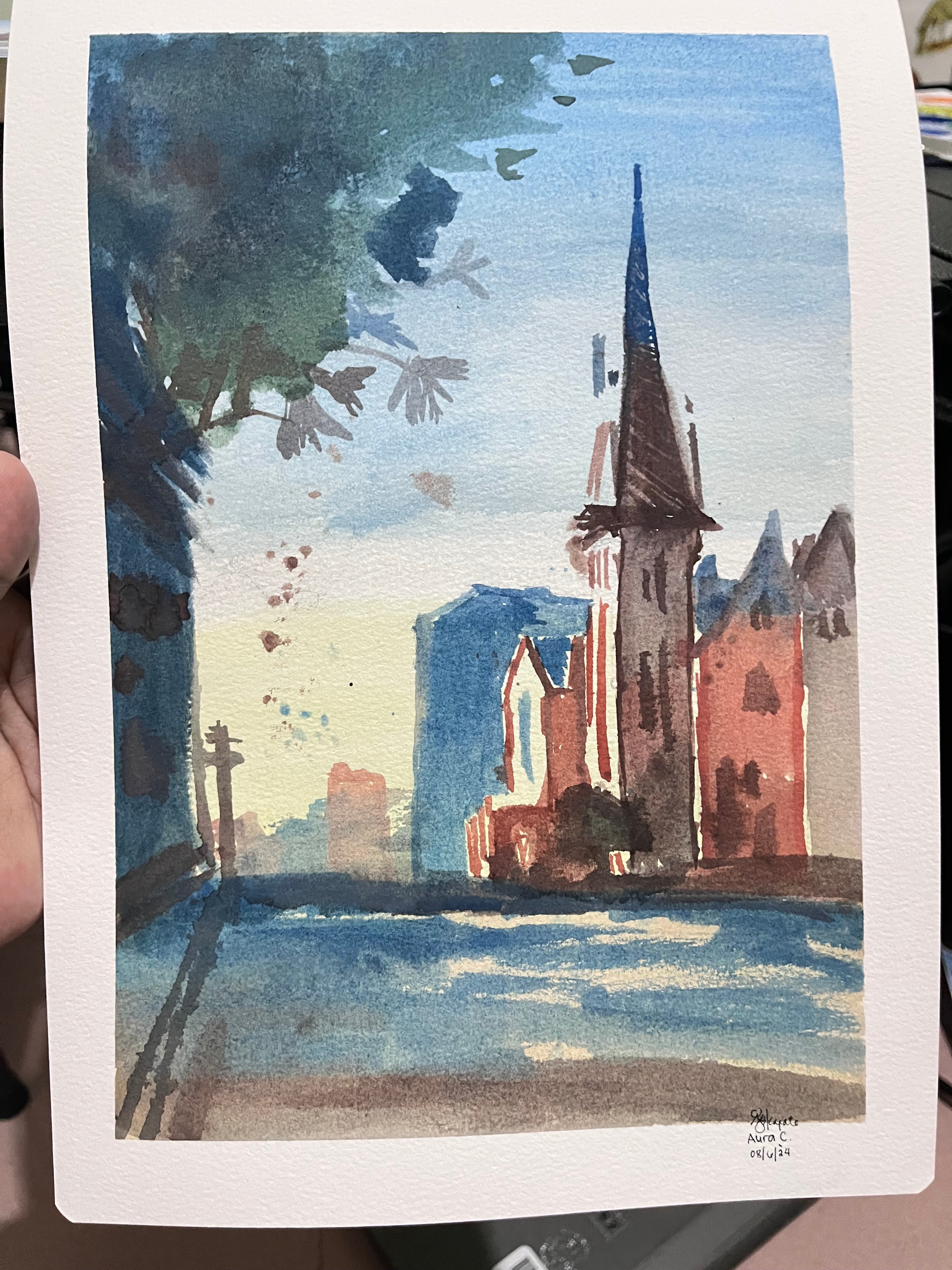 Cityscapes in Watercolour - Value Studies and Colour The
