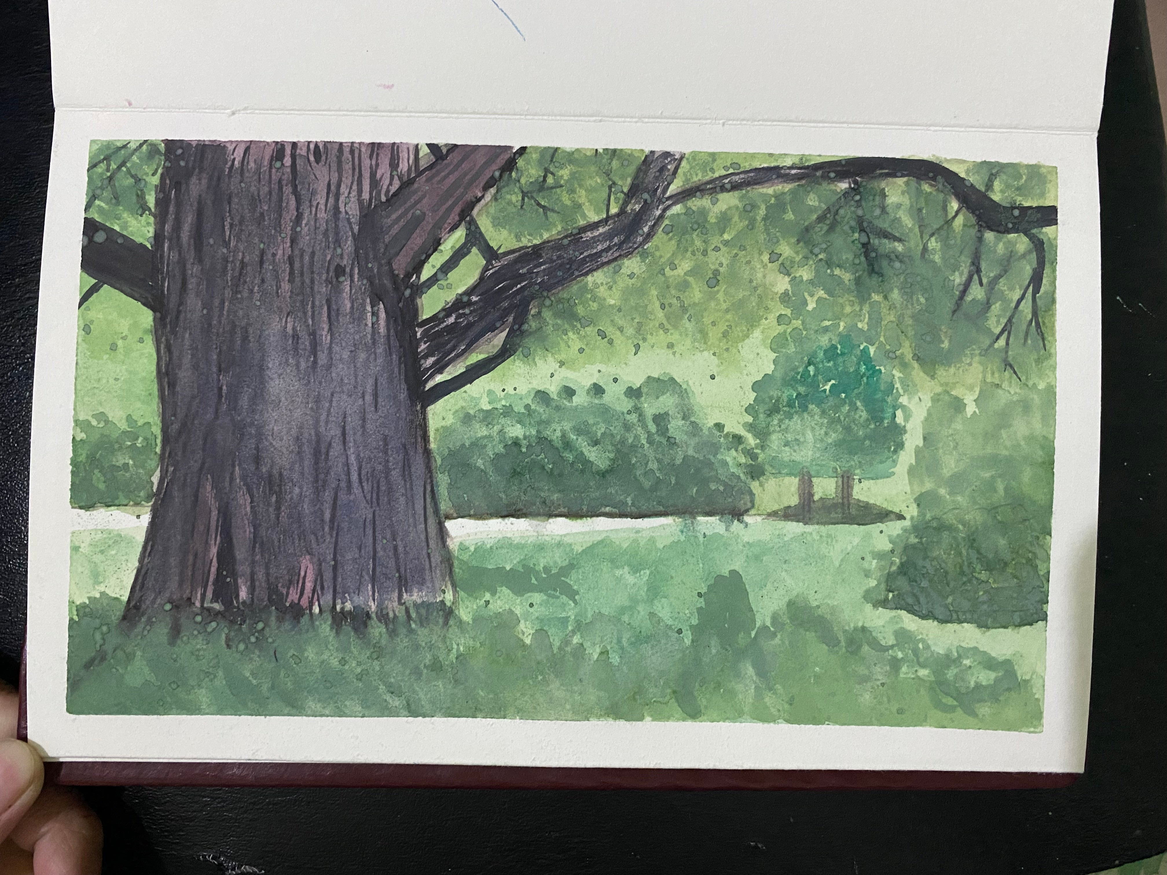 Inspired by Nature - Watercolour Textures, Layers, and Negat