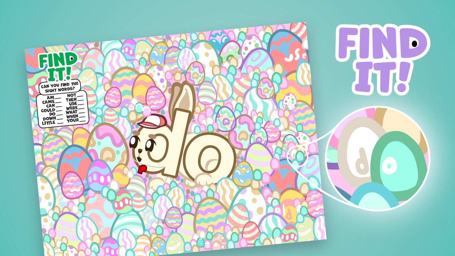 Kids Club | Find It! | Meet the Sight Words Level 4 "do"