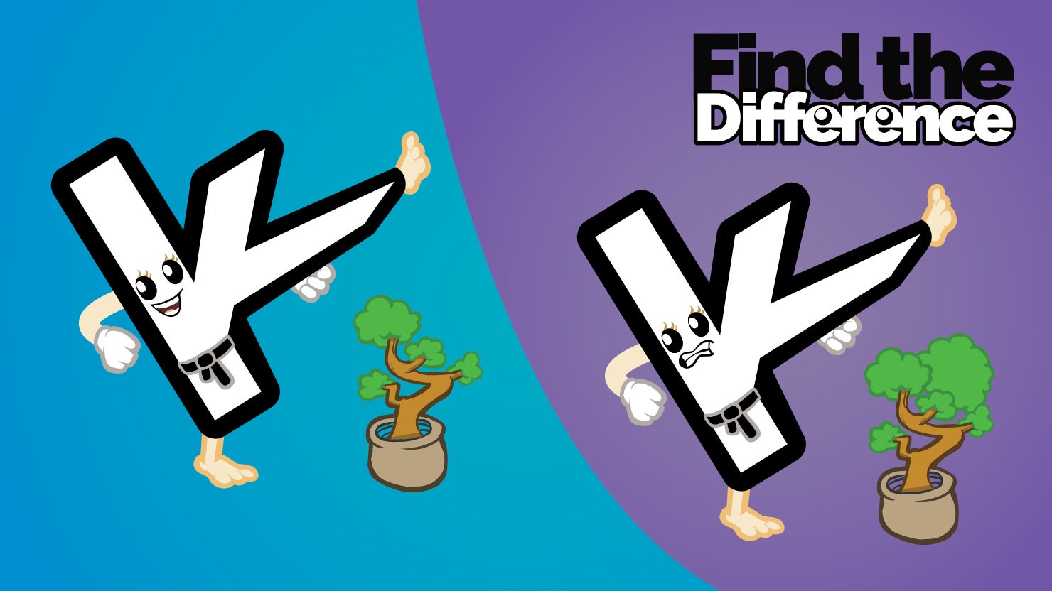 Kids Club | Find The Difference "k"