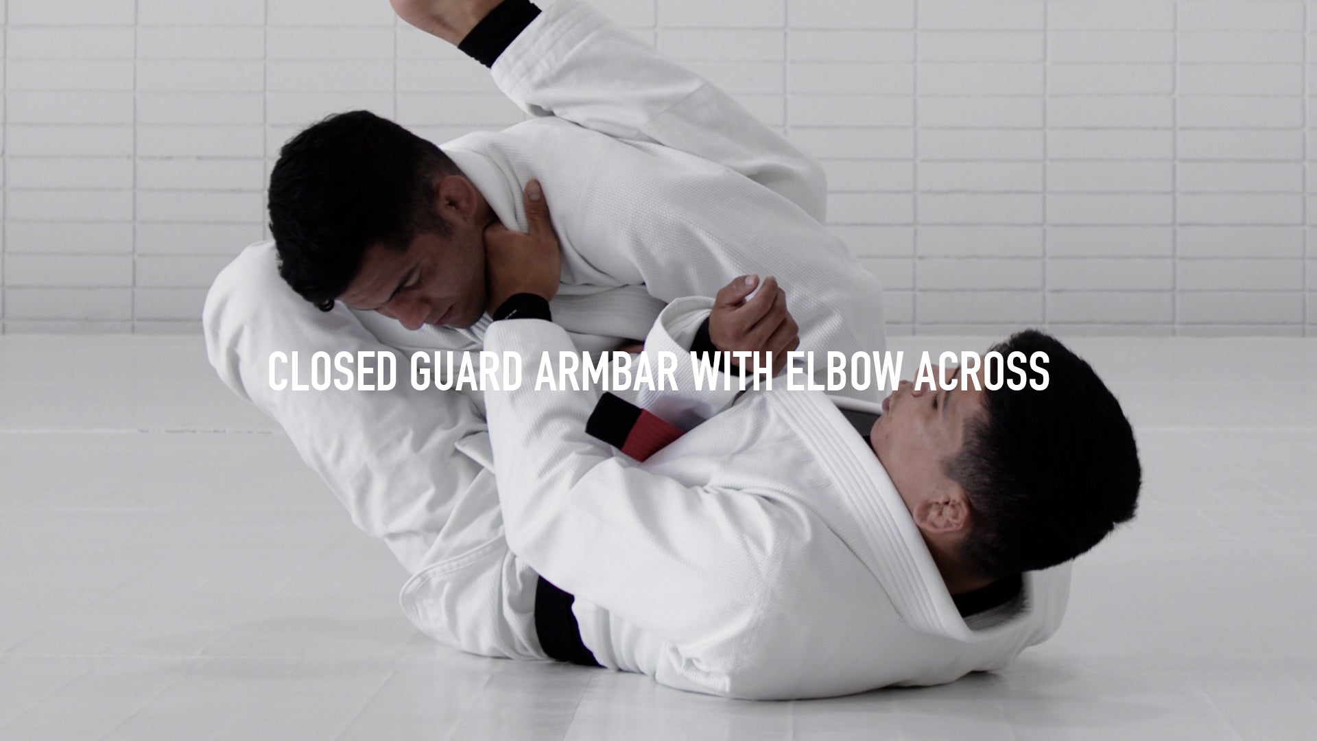 Closed Guard Armbar with Elbow Across | AOJ+
