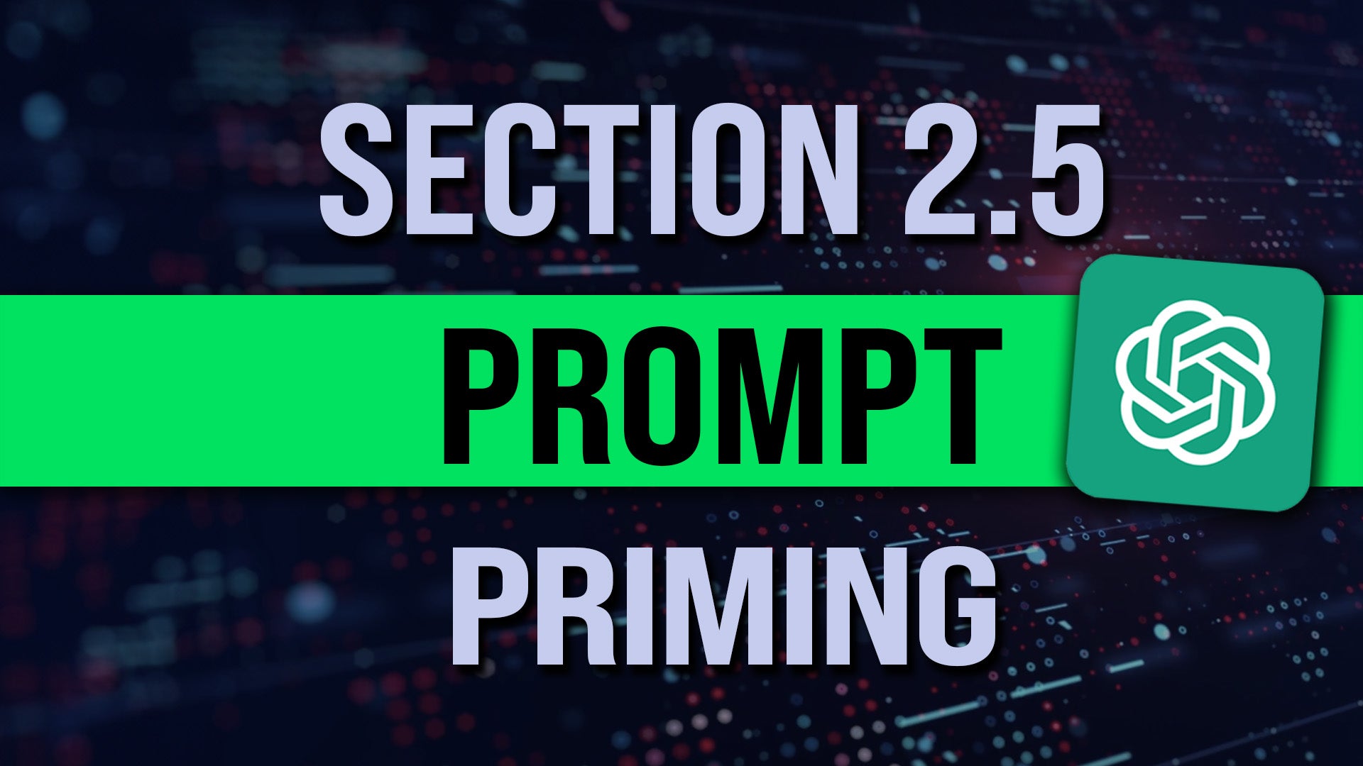 2.5 Prompt Priming with examples