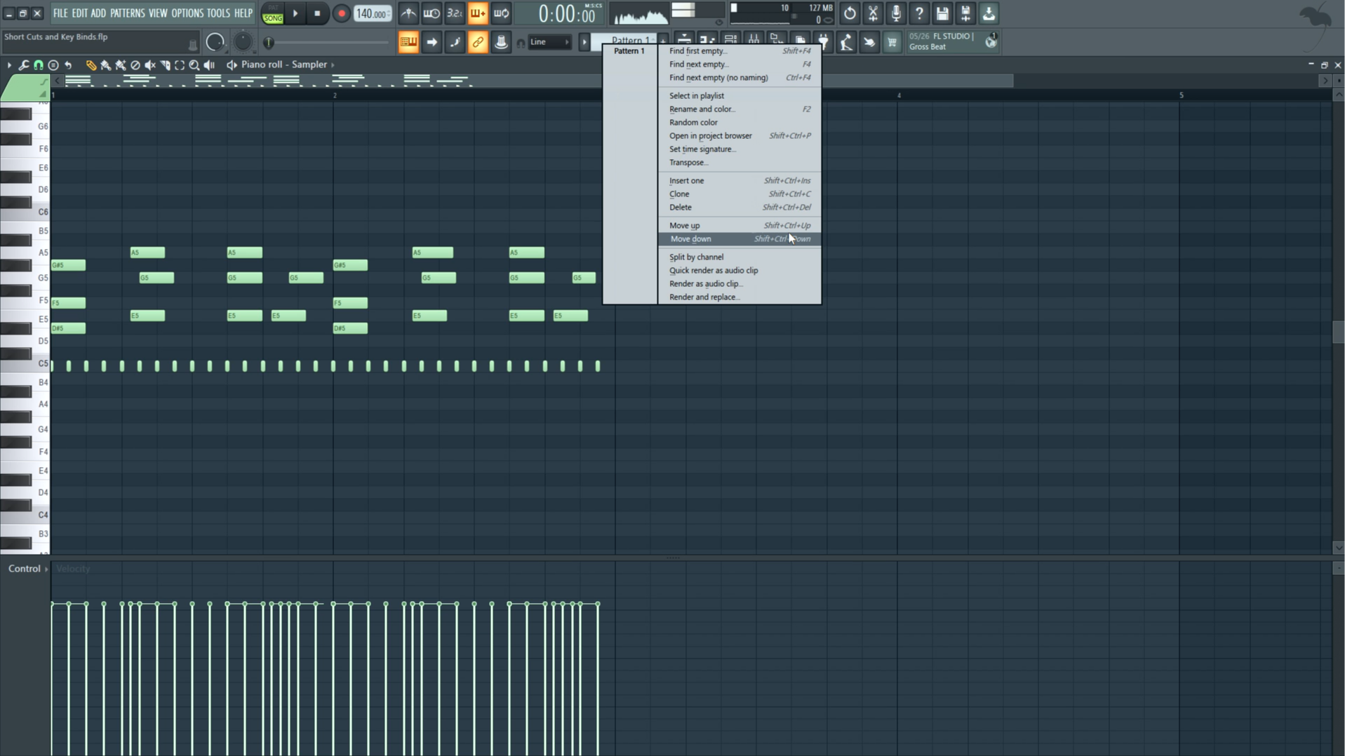 Major Keys - 1. Shortcuts And Keybinds