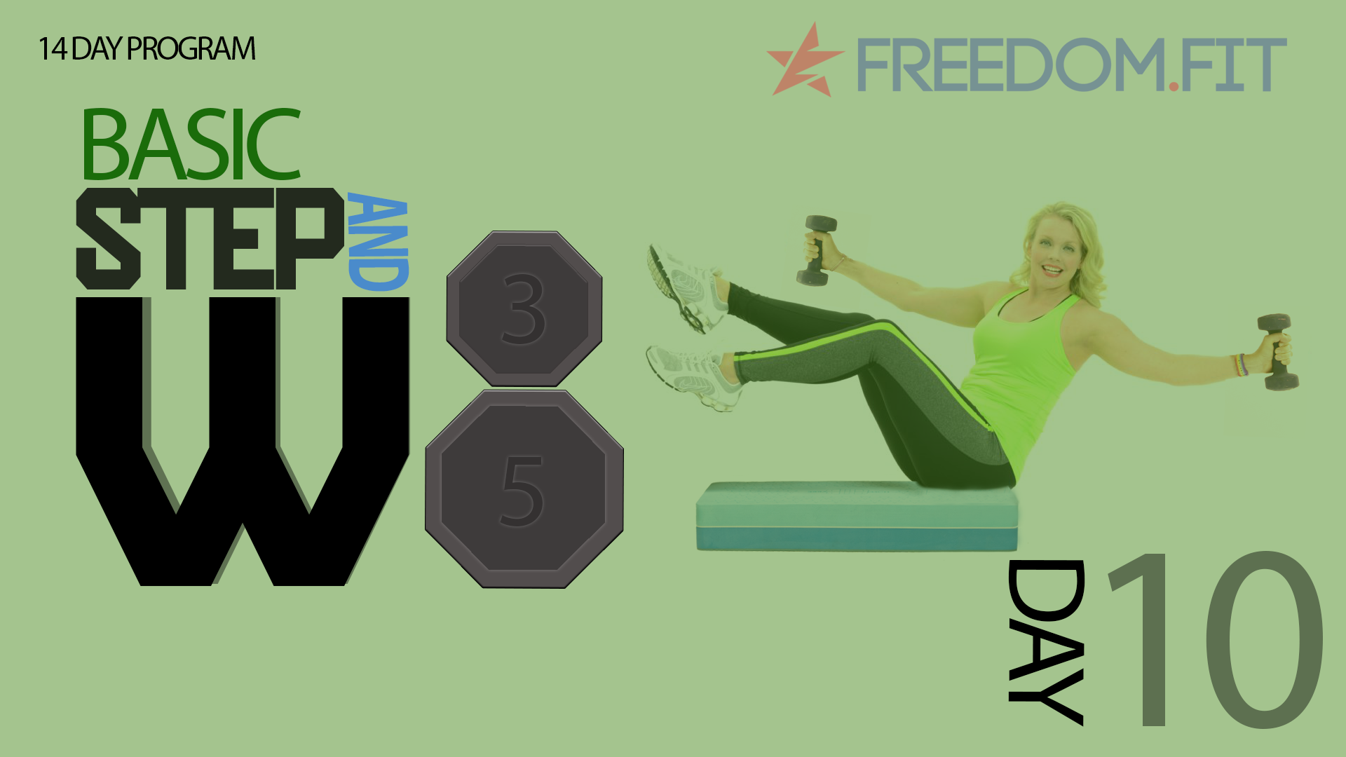10 Basic Step and Weights 14 Day Program Jenny Ford | Freedom.Fit